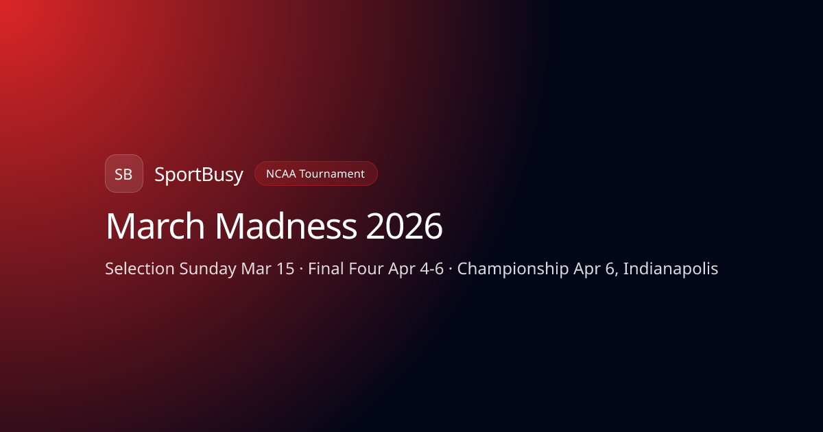 March Madness 2026: Live NCAA Tournament Bracket, Schedule & Scores ...